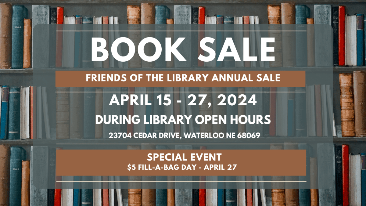 Annual Friends of the Library Book Sale! – Agnes Robinson Waterloo ...