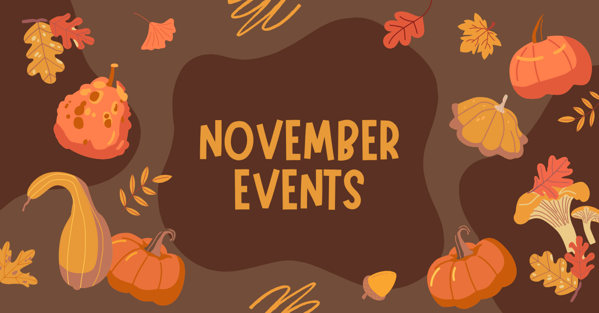 November Events – Agnes Robinson Waterloo Public Library